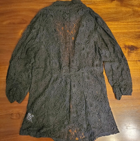 Vanity | Jackets & Coats | Vanity Black Lace Blazer | Poshmark
